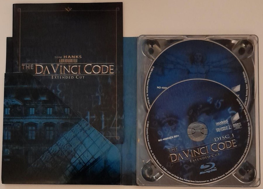 Da Vinci-koden Extended Cut Blu-ray Mediabook i.. | Köp på Tradera (566385421)