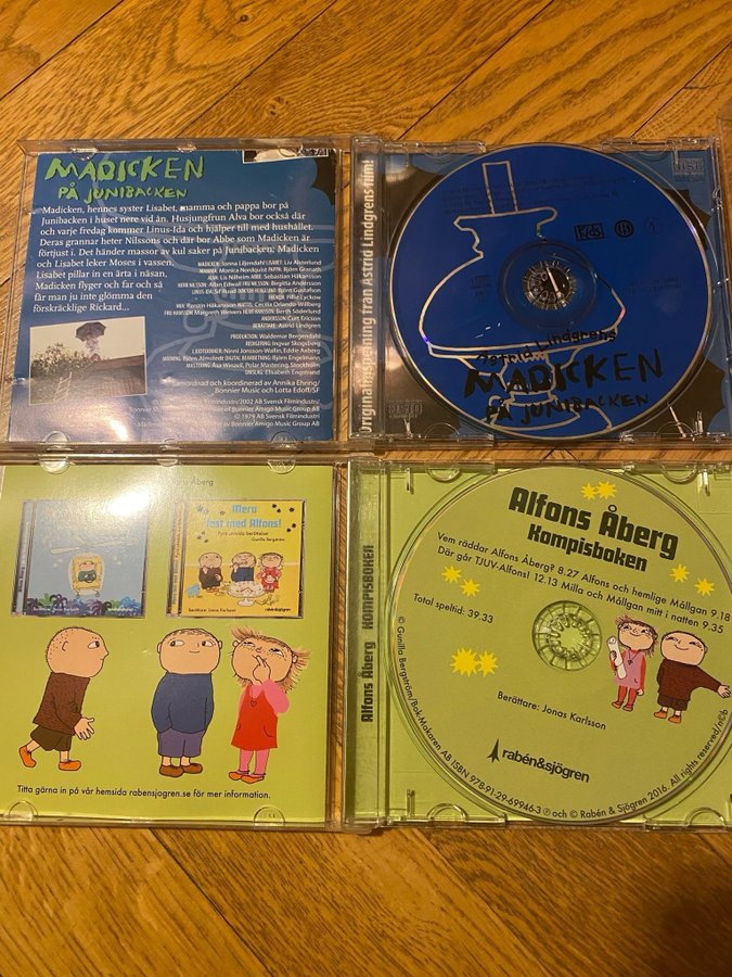 Se produkter som liknar 4 st Barn CD-skivor - Alfons .. på Tradera ...