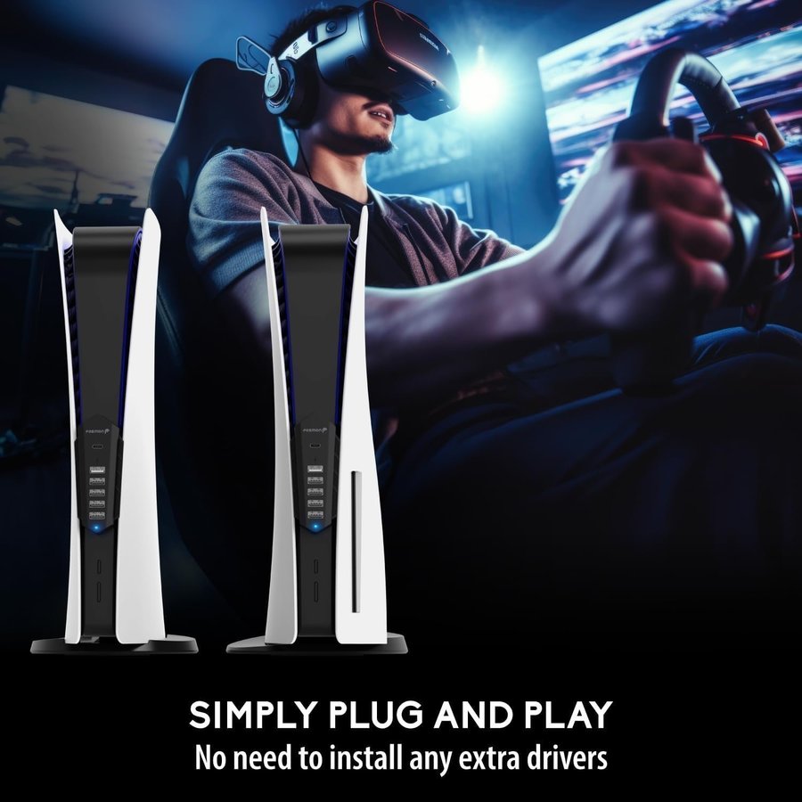 Fosmon USB Hub for PS5 - 6 Port High Speed USB .. | Köp på Tradera ...