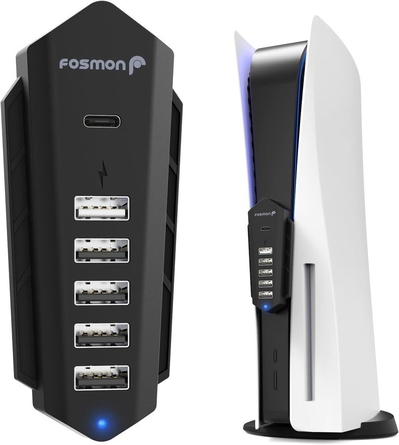 Fosmon USB Hub for PS5 - 6 Port High Speed USB .. | Köp på Tradera ...