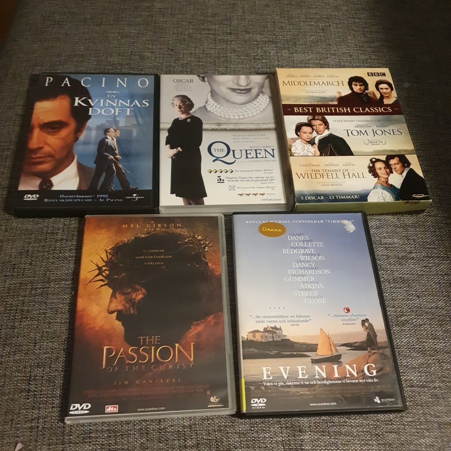 Se produkter som liknar DVD PAKET 5 FILMER DRAMA på Tradera (630050443)