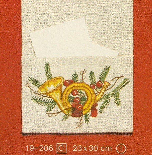 Vepa med korg för julpost nr 19-206 Clara Waeve.. | Köp på Tradera ...