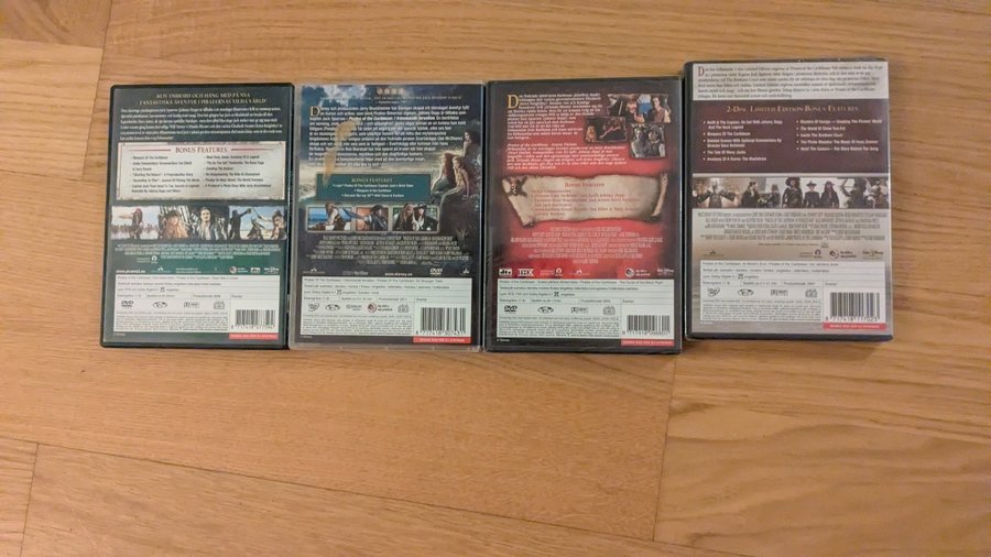 Pirates of the Caribbean DVD-filmer två av dom .. | Köp på Tradera ...