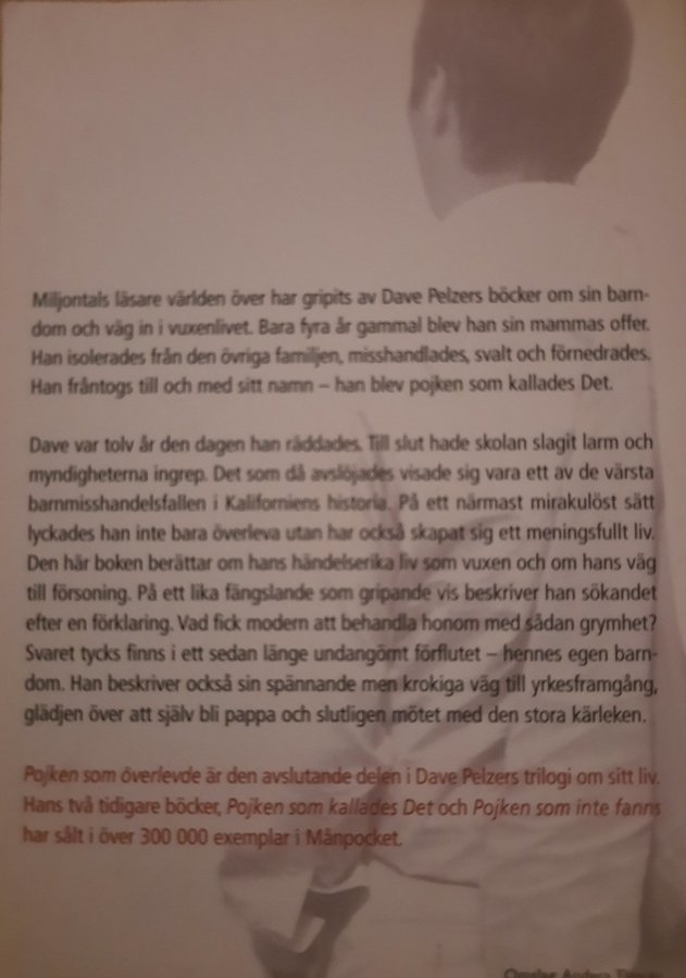 Se produkter som liknar Pojken som kallades Det Dave .. på Tradera (623860473)