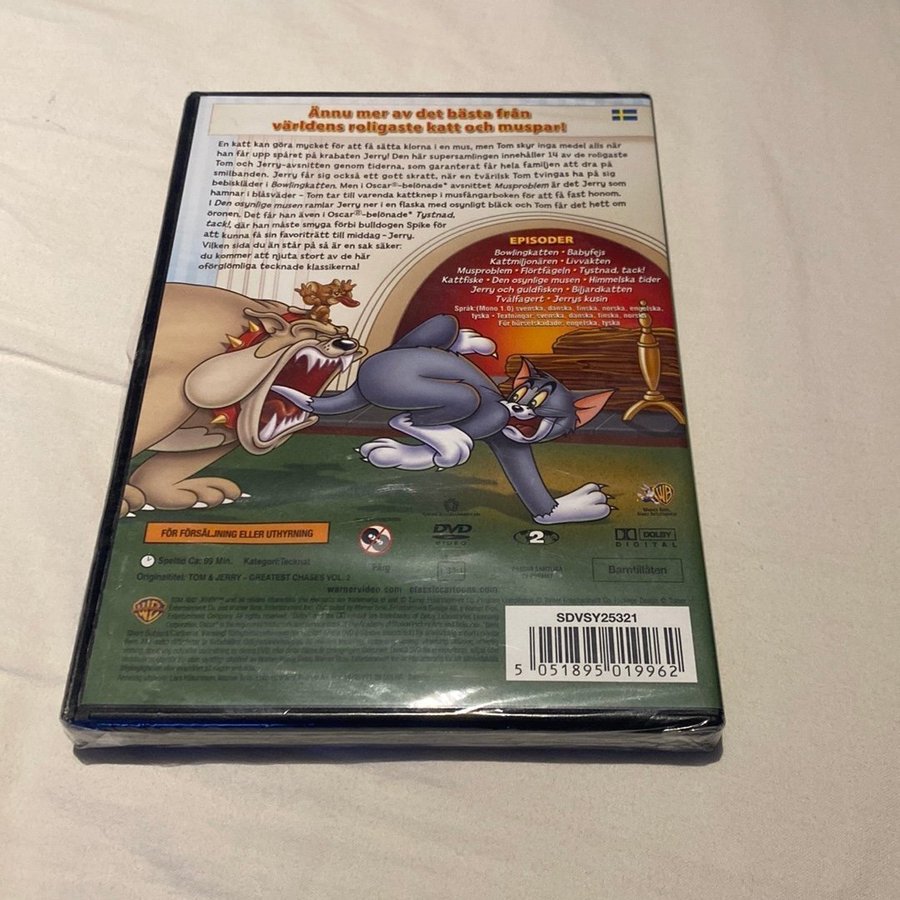 Tom och Jerry - Största Äventyr Volym 2, Ny, in.. | Köp på Tradera ...