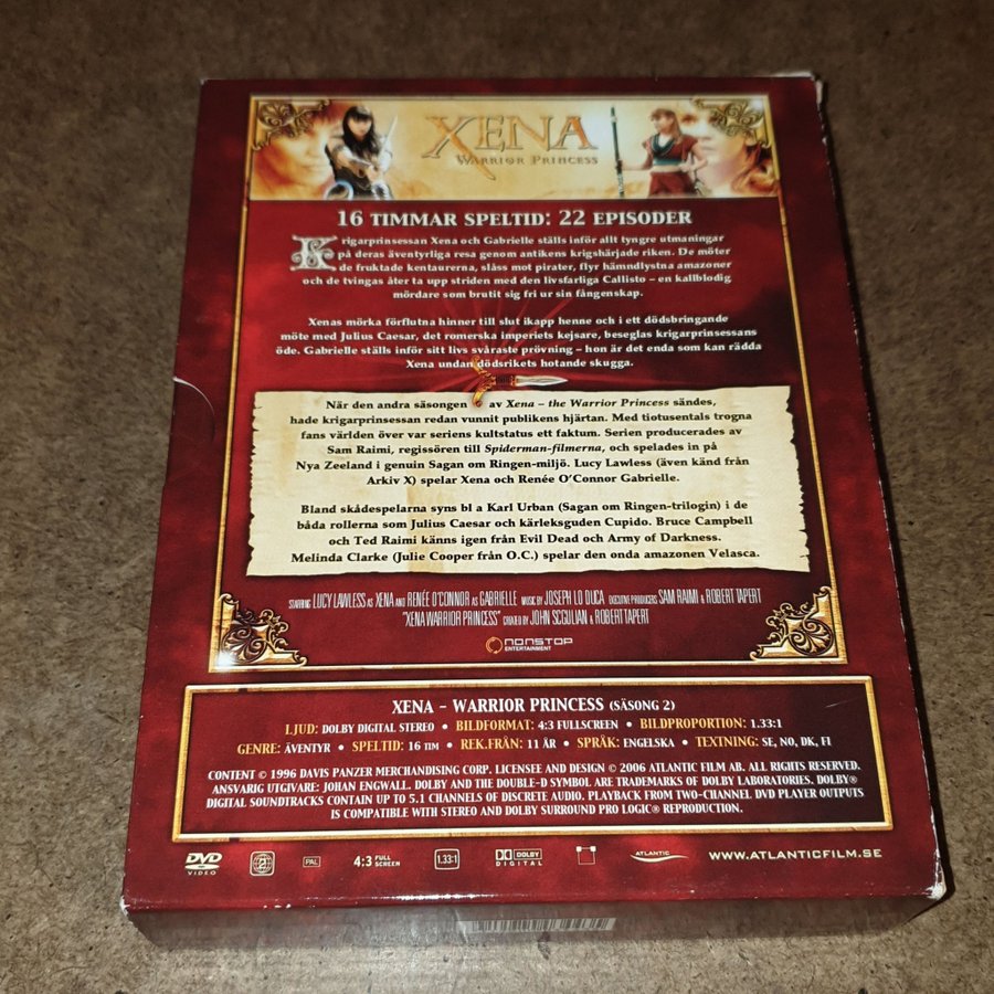 Xena - Warrior Princess - Den kompletta Andra S.. | Köp på Tradera ...