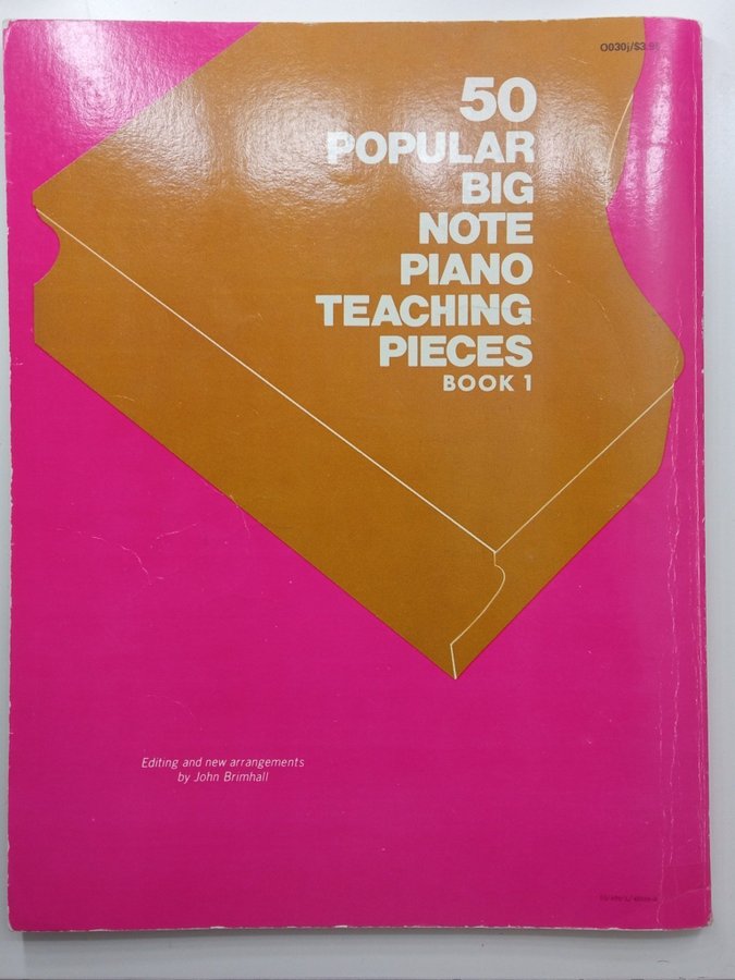 50 Popular Big Note Piano Teaching Pieces Book 1 | Köp på Tradera ...