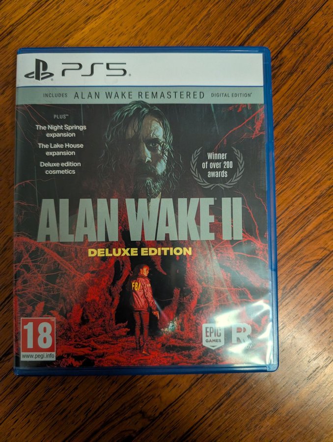 Alan Wake II Deluxe Edition PS5 inkl Alan wake 1 | Köp på Tradera ...