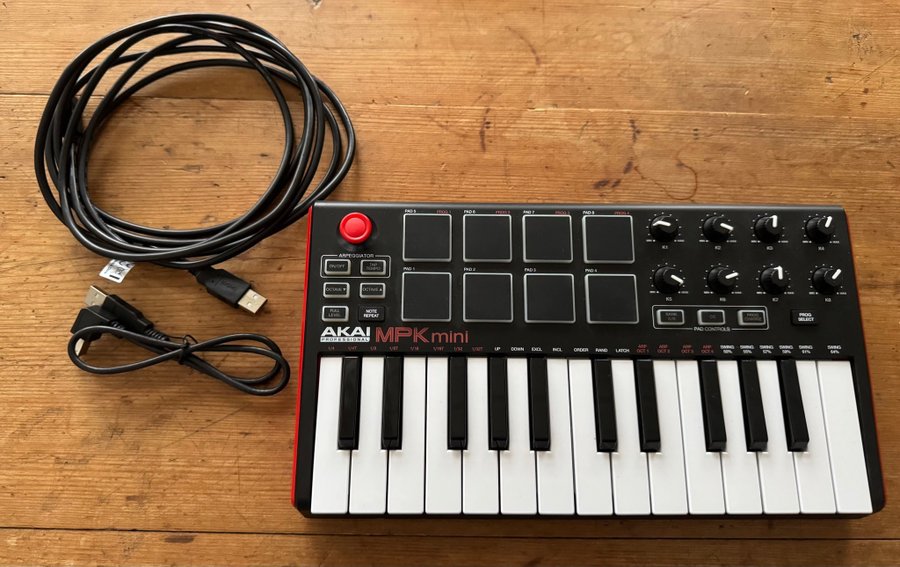 AKAI MPK mini – MIDI controller 25 tangenter + .. | Köp på Tradera (713478377)