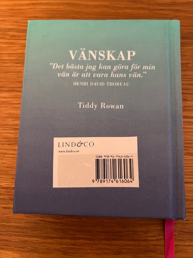 Lilla boken om vänskap av Tiddy Rowan. Ny. | Köp på Tradera (692333881)