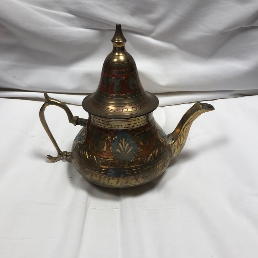 Tekanna i mässing orientalisk | Köp på Tradera (713436695)
