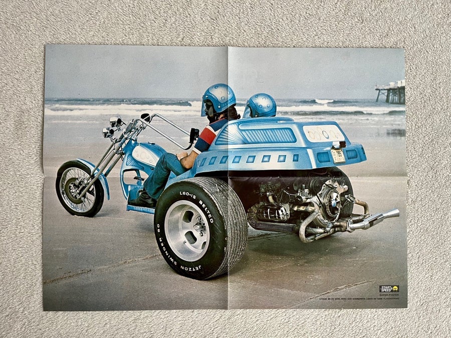 Start & Speed Chopper Motorcykel affisch poster.. | Köp på Tradera ...
