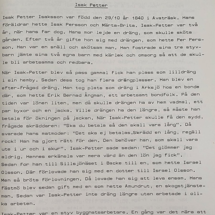 "Afvaträsk by historia" 1984 .. | Köp från Auktionsbyra på Tradera ...