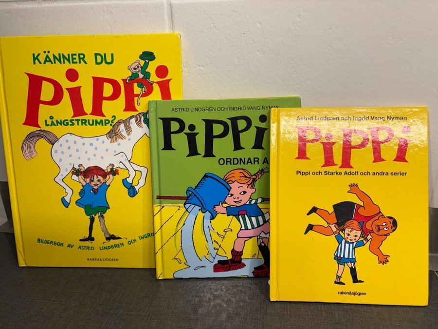 Astrid Lindgren Pippi Långstrump Böcker - bokpa.. | Köp på Tradera ...