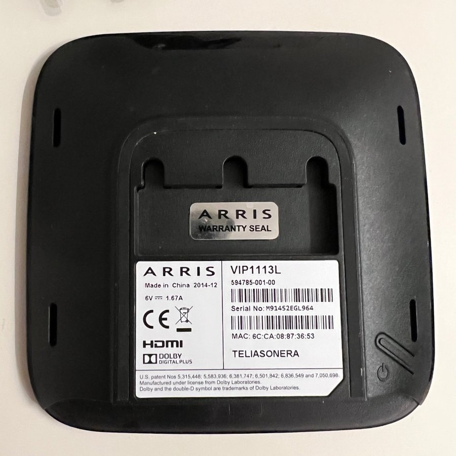 Se produkter som liknar Arris VIP1113L digitalbox för.. på Tradera ...