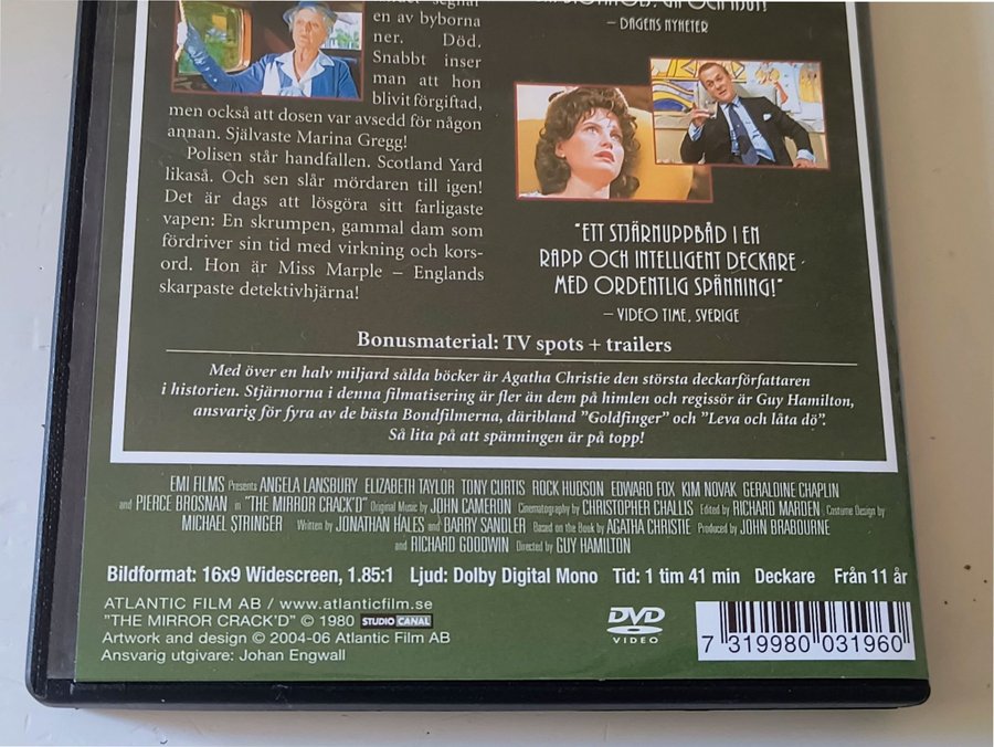 TOPPSKICK, Agatha Christie - Spegeln Sprack Frå.. | Köp på Tradera ...