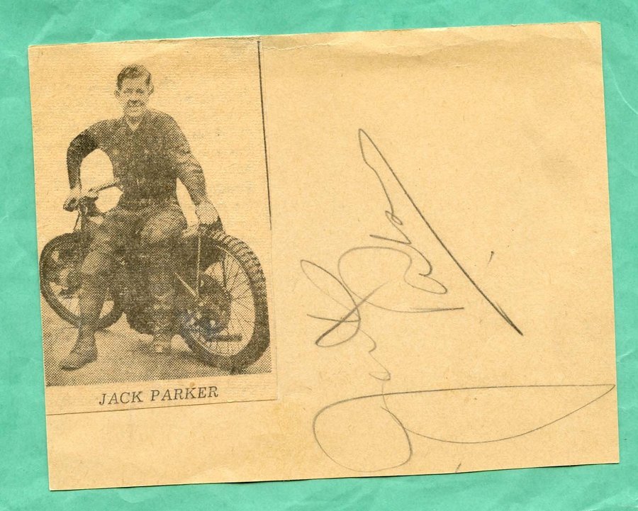 Jack Parker _______ Speedway England ___ VM-Sil.. | Köp på Tradera ...