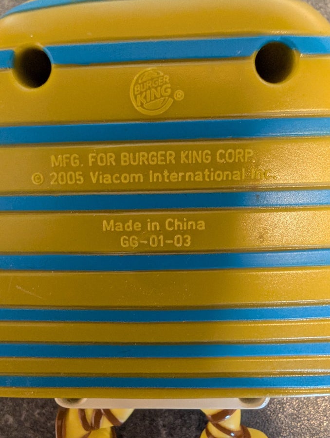 Svampbob Farao Burger King Leksak 2005 | Köp på Tradera (737255420)