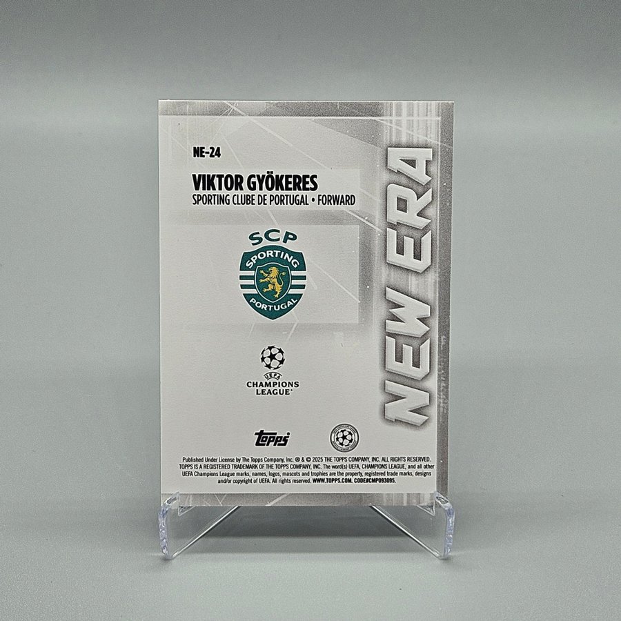 Viktor Gyökeres New Era - Topps Flagship 24/25 .. | Köp på Tradera (692821721)