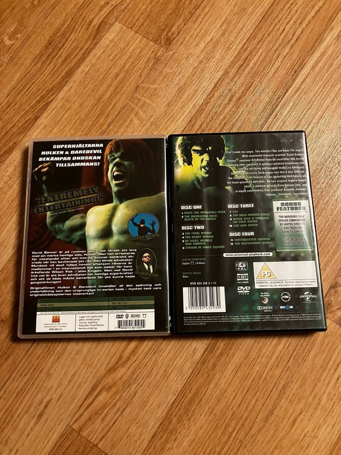 Hulken - The Incredible Hulk - Säsong 1 + Hulke.. | Köp på Tradera ...