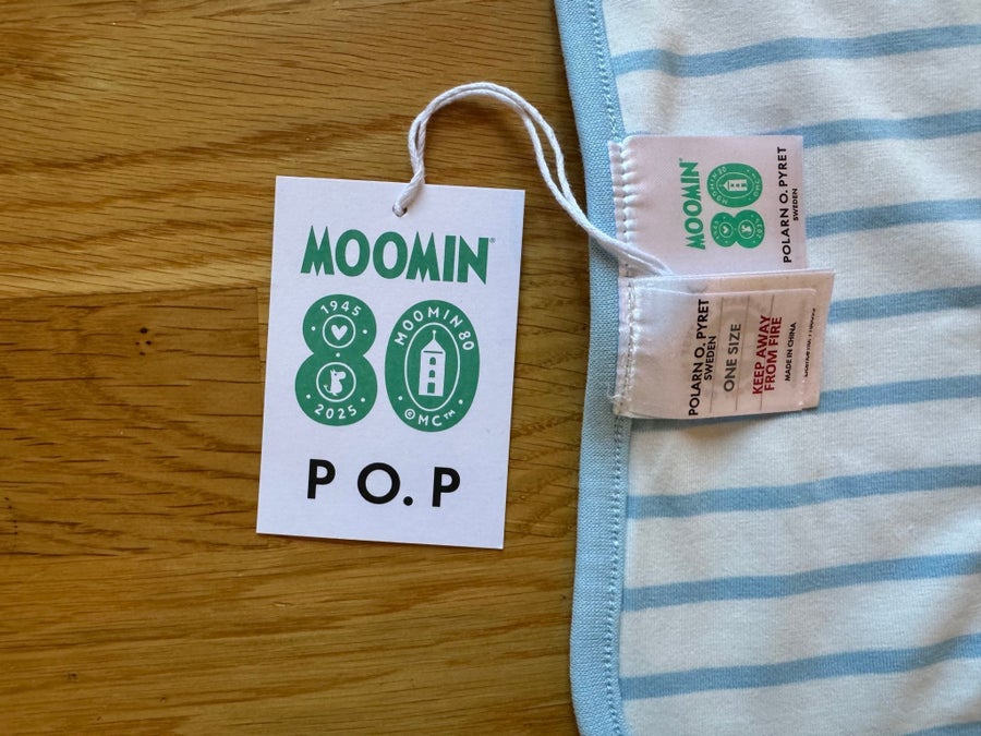 Ny PoP blå/vit filt, Moomin, Mumin limited edit.. | Köp på Tradera ...