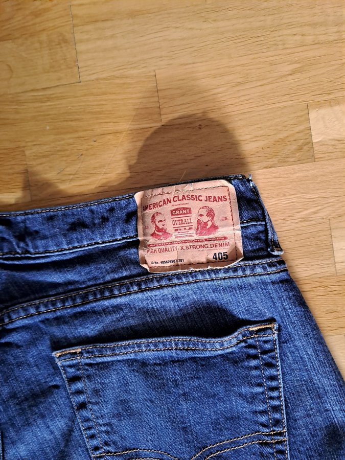 Grant blåa jeans, storlek W40 L30 | Köp på Tradera (708795005)