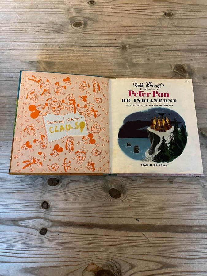Walt Disney's Peter Pan og Indianerne, Branner .. | Köp på Tradera ...