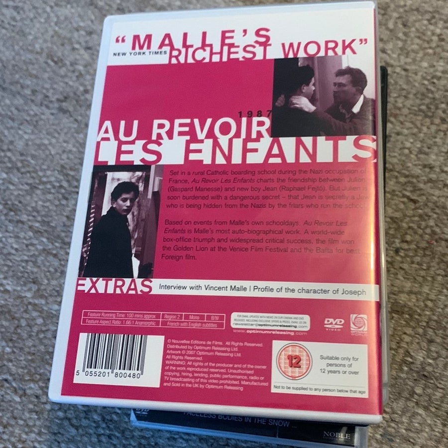 Se produkter som liknar Au Revoir Les Enfants DVD på Tradera (711988354)