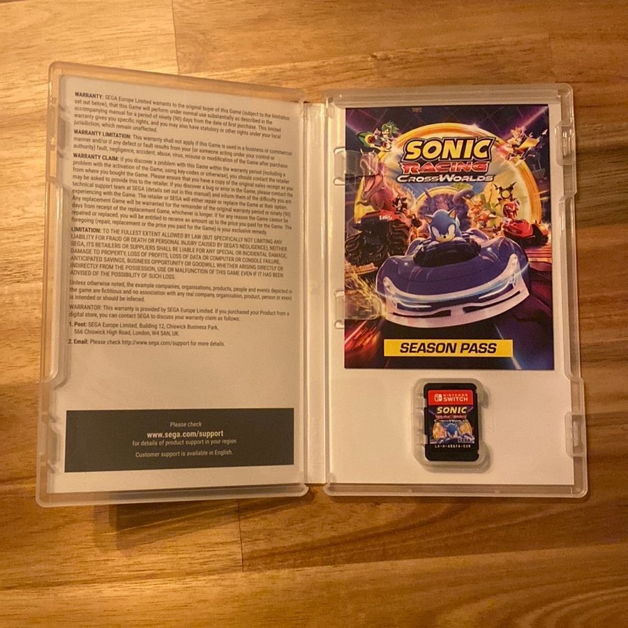 Sonic Racing Crossworlds - Nintendo Switch | Köp på Tradera (698081863)