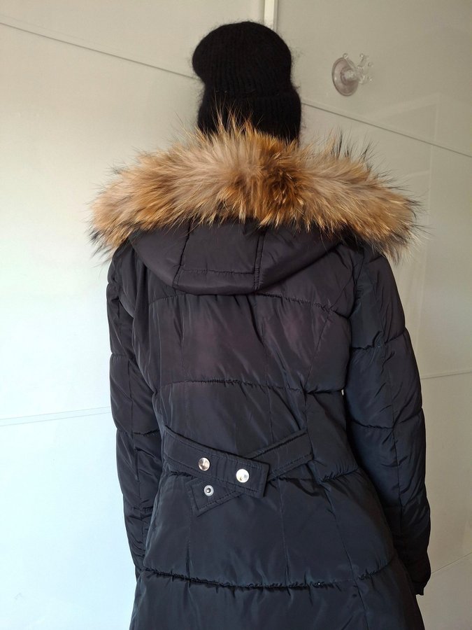 Beige brun äkta sjubb pälskrage pälsremsa päls .. | Köp på Tradera ...