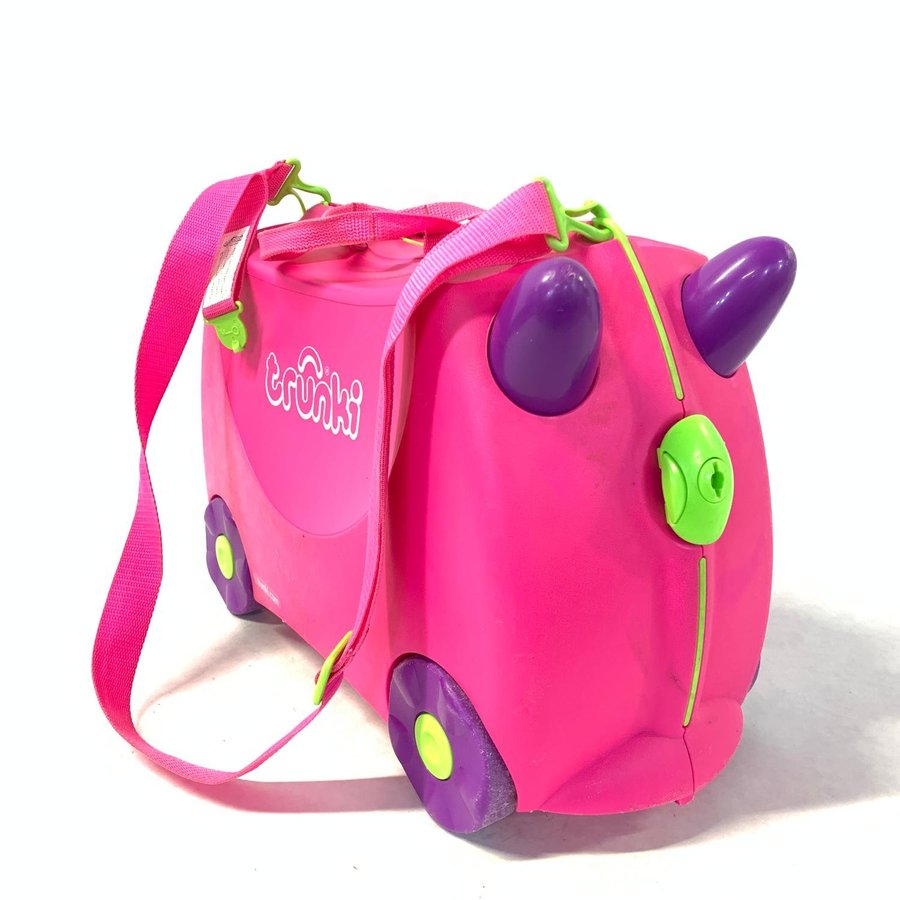 Trunki Resväska på Hjul rosa barnbagage Barnresväska Väska Vagn Barn