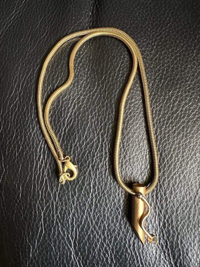 Vintagehalsband i modernistisk stil Retro 80-ta.. | Köp på Tradera ...