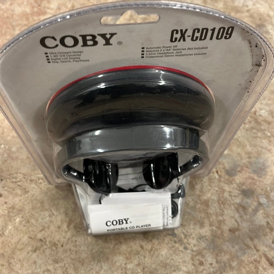 COBY CX-CD109 Personal CD Player | Köp på Tradera (713836077)