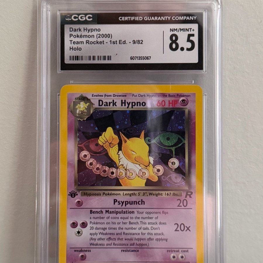 Dark Hypno 1st Edition – Team Rocket – CGC 8.5 .. | Köp på Tradera ...