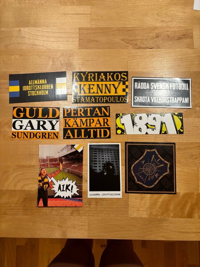 Se produkter som liknar AIK klistermärken / klibbor/ .. på Tradera ...