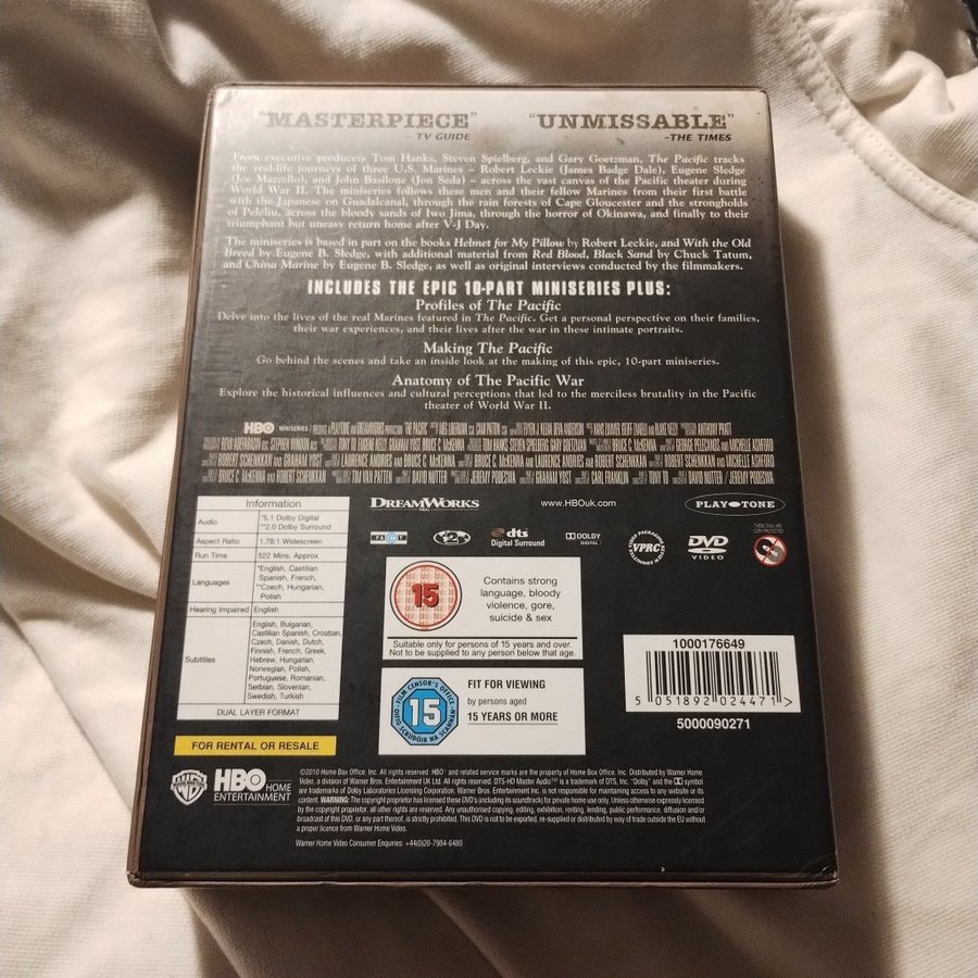 The Pacific - Miniserie på DVD | Köp på Tradera (713191375)