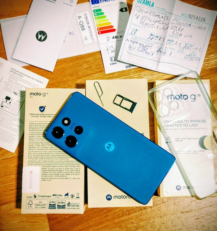 Motorola Moto G75 5G Dual Sim Fingerprint Face .. | Köp på Tradera ...