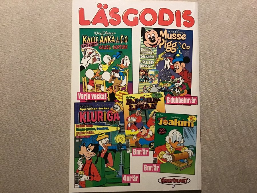 DuckTales TV-Serier Nr 4 1992 WALT DISNEY | Köp på Tradera (707985665)