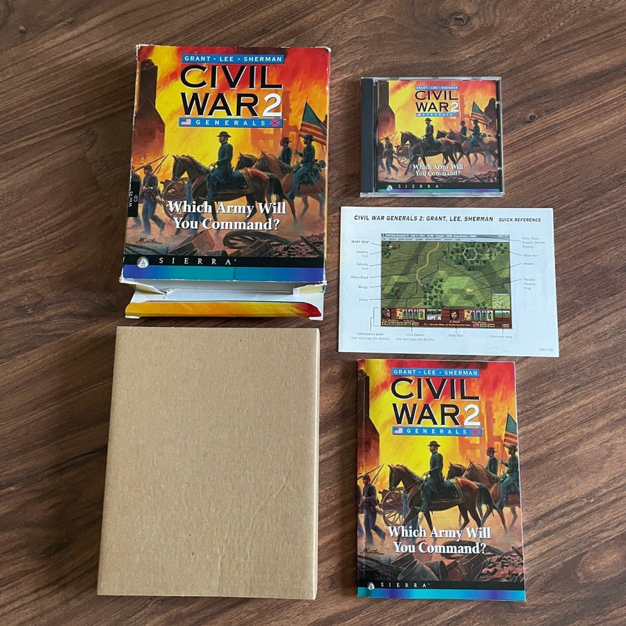 Civil War 2: Generals | 1997 • BIG BOX • CIB • .. | Köp på Tradera ...