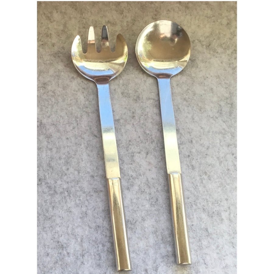 Boda Nova. Oval Steel. Salladsbestick. Design M.. | Köp på Tradera ...