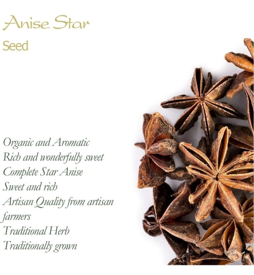 Star Anise Organic Tea With Star Seed Of Anise .. | Köp på Tradera ...
