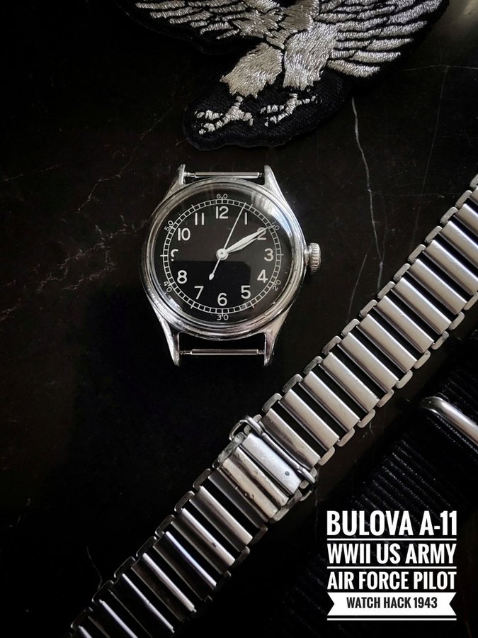 BULOVA A-11 WWII US ARMY AIR FORCE PILOT WATCH .. | Köp på Tradera ...