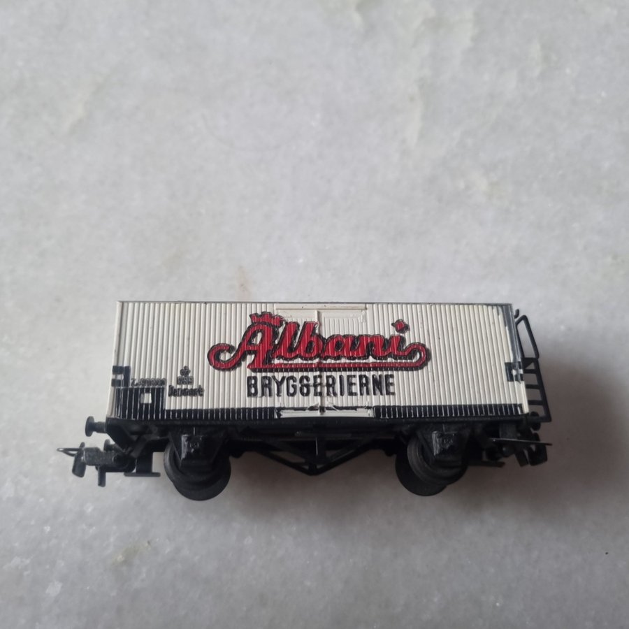 Modelljärnvägsvagn - Albani Bryggerierne | Köp på Tradera (693421000)