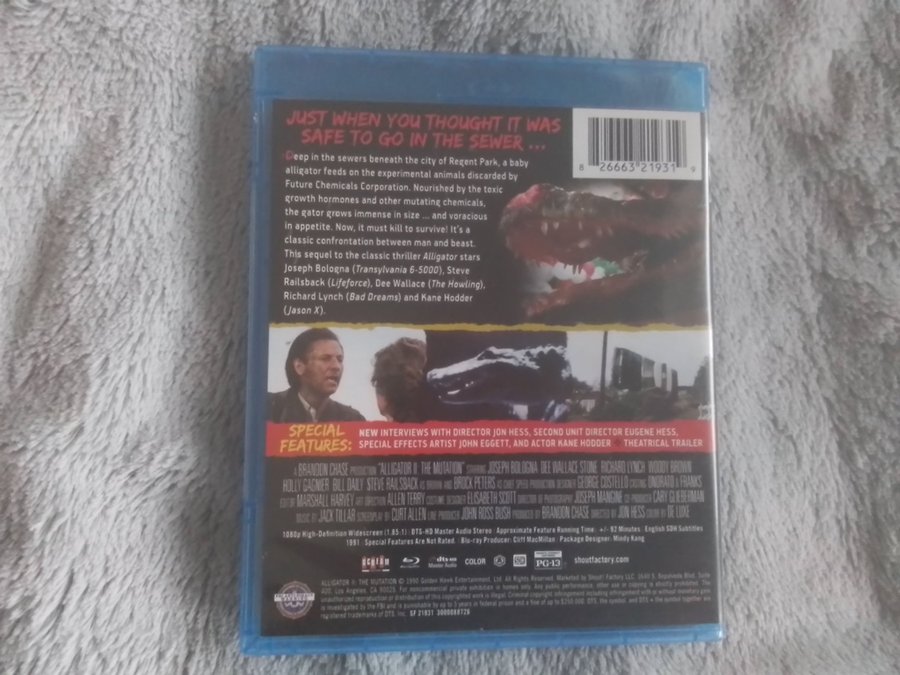 Alligator II - The Mutation - Blu-ray Scream fa.. | Köp på Tradera ...
