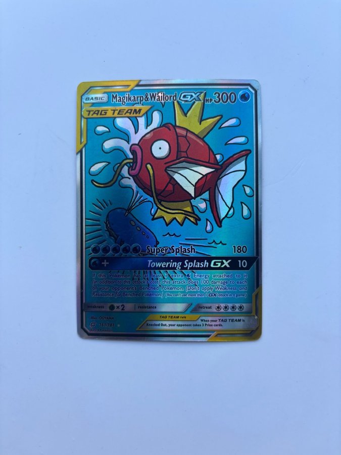 Magikarp & Wailord-GX 161/181 Team Up Pokemonkort | Köp på Tradera ...