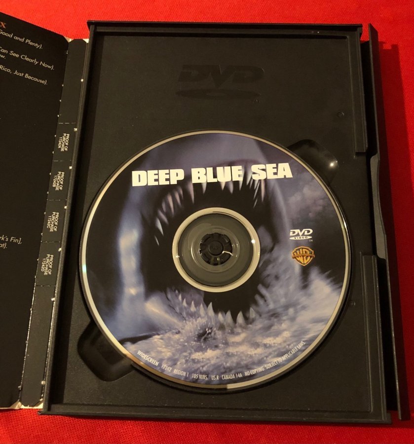 Deep Blue Sea (1999) Warner Snapcase / Samuel L.. | Köp på Tradera ...