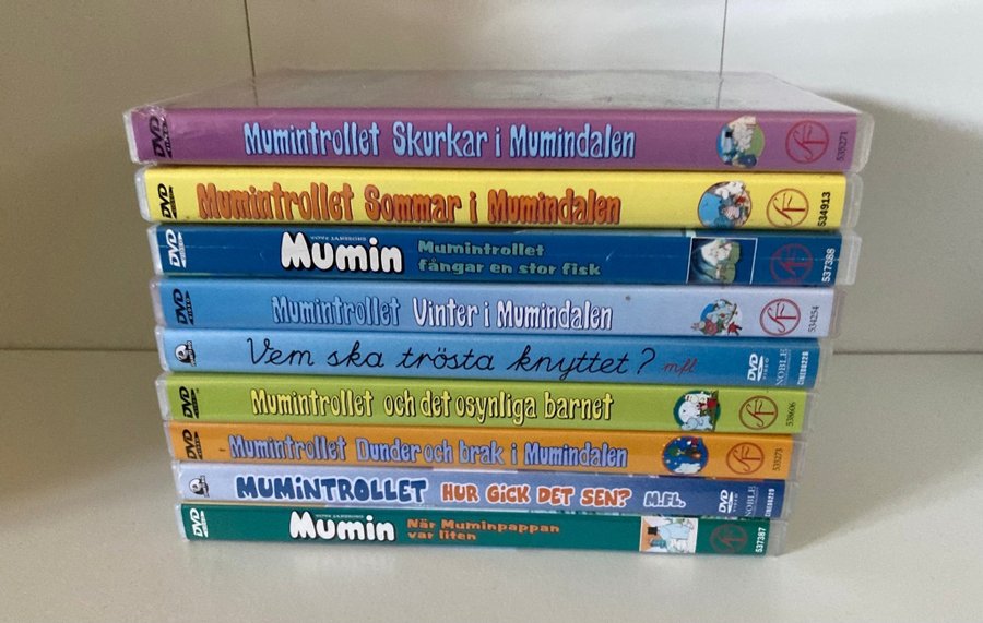 Mumintrollet - Mumindalen - Mumin - 9 st dvd