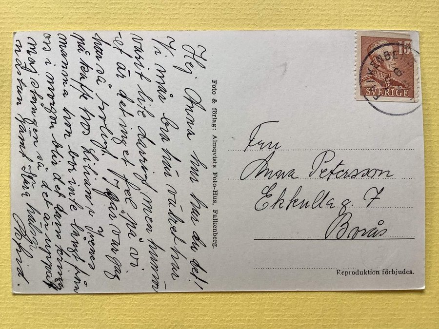 Kort Afton vid badstranden Falkenberg gamla for.. | Köp på Tradera ...