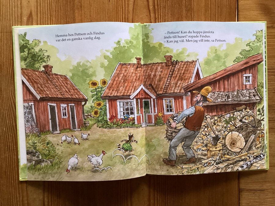 3 Pettson och Findus böcker. Sven Nordqvist | Köp på Tradera (623194496)