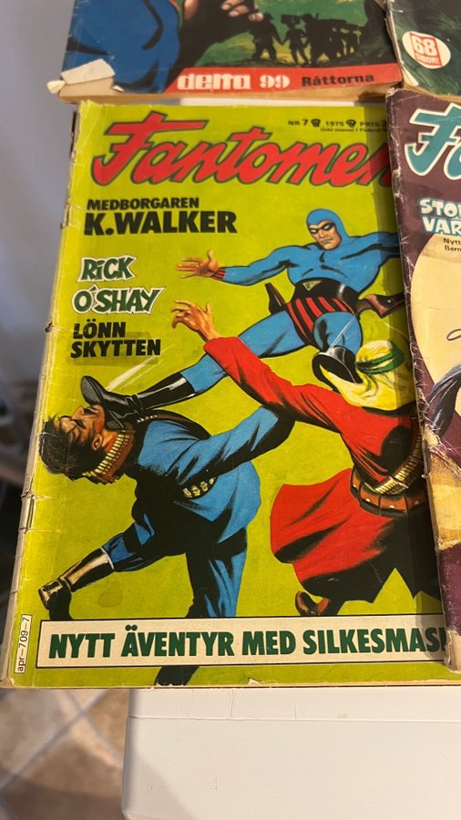 Parti av Fantomen tidningar från 1970-talet | Köp på Tradera (695543628)